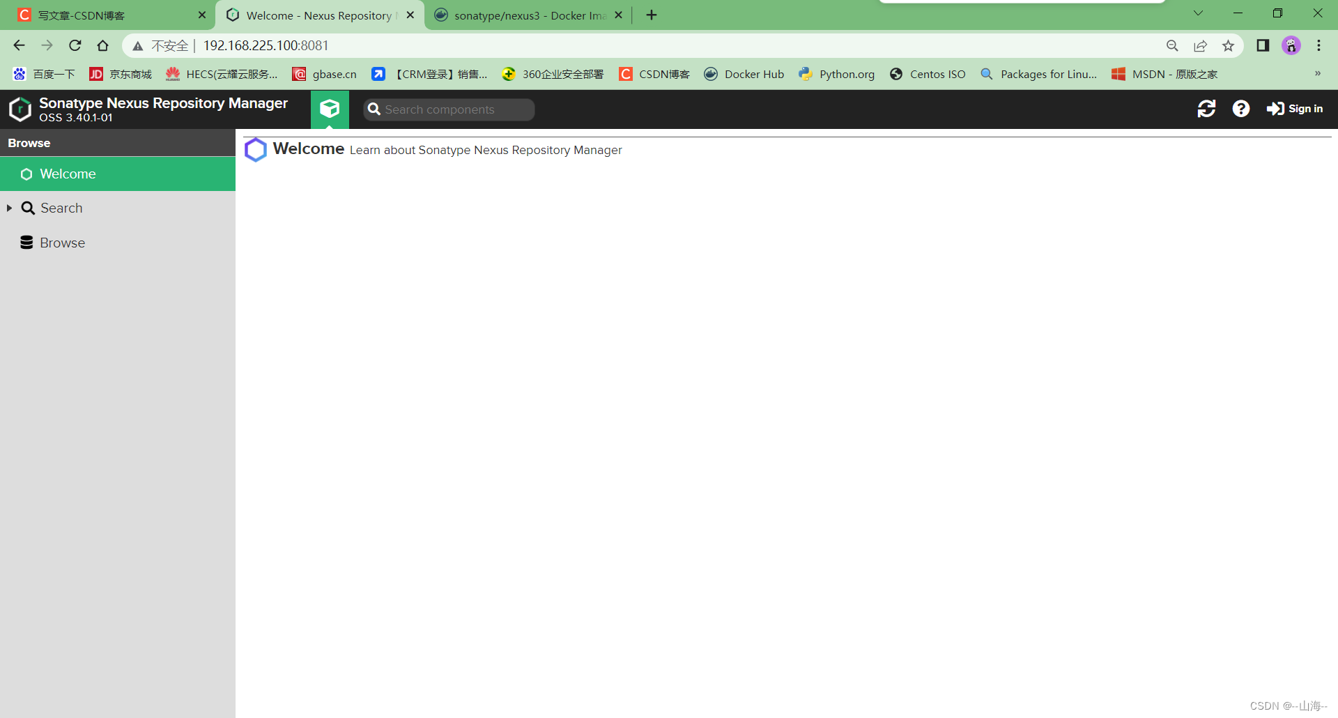 Docker Docker Compose部署安装nexus Docker Compose Nexus Csdn博客