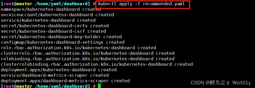 Kubernetes 部署 Dashboard(可视化界面)kubernetes Dashboard Csdn博客