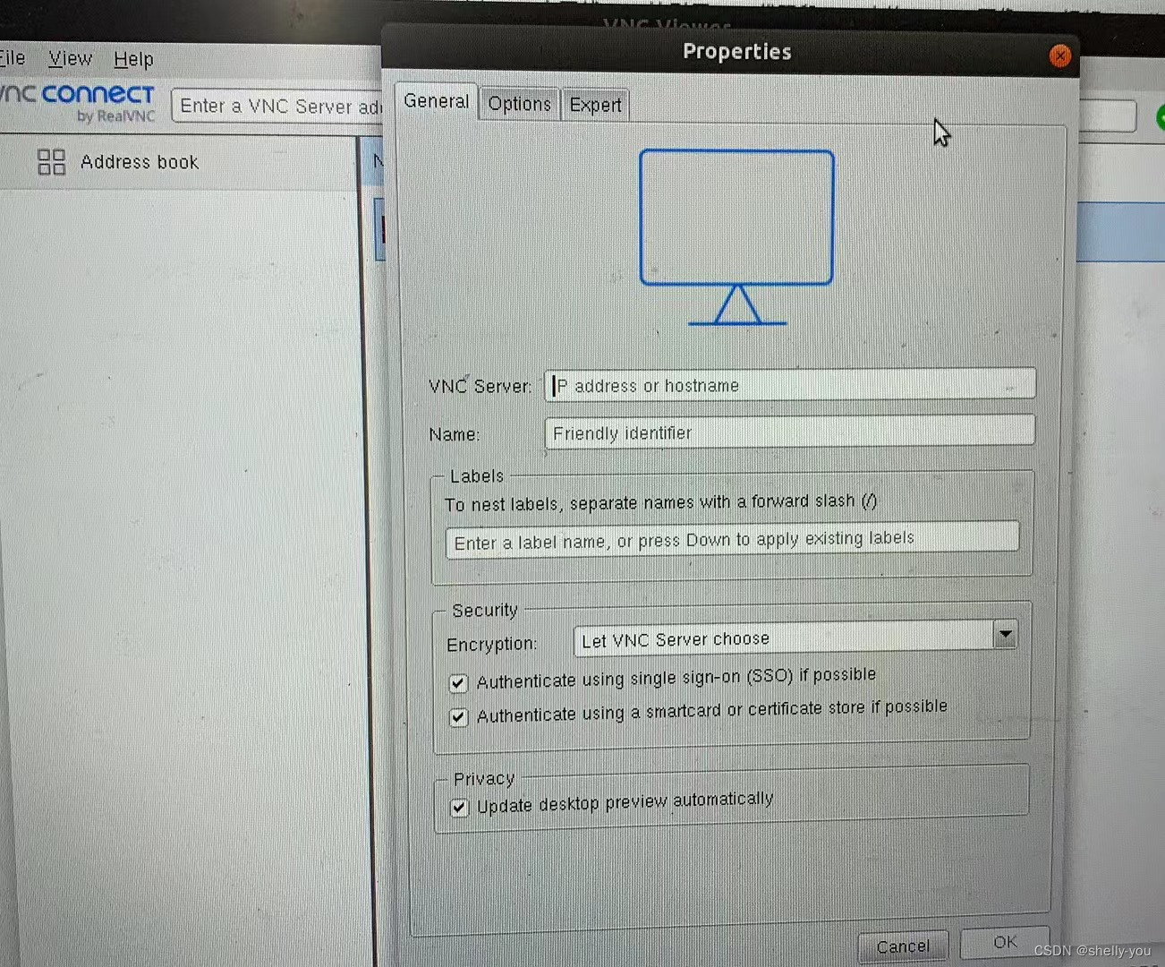 ubuntu18.04 VNC实现电脑与nuc远程连接（网线固定ip）_vnc指定ip-CSDN博客
