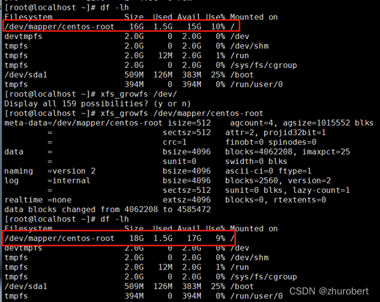 Linux逻辑卷的扩容实操linux扩展逻辑卷 Csdn博客 