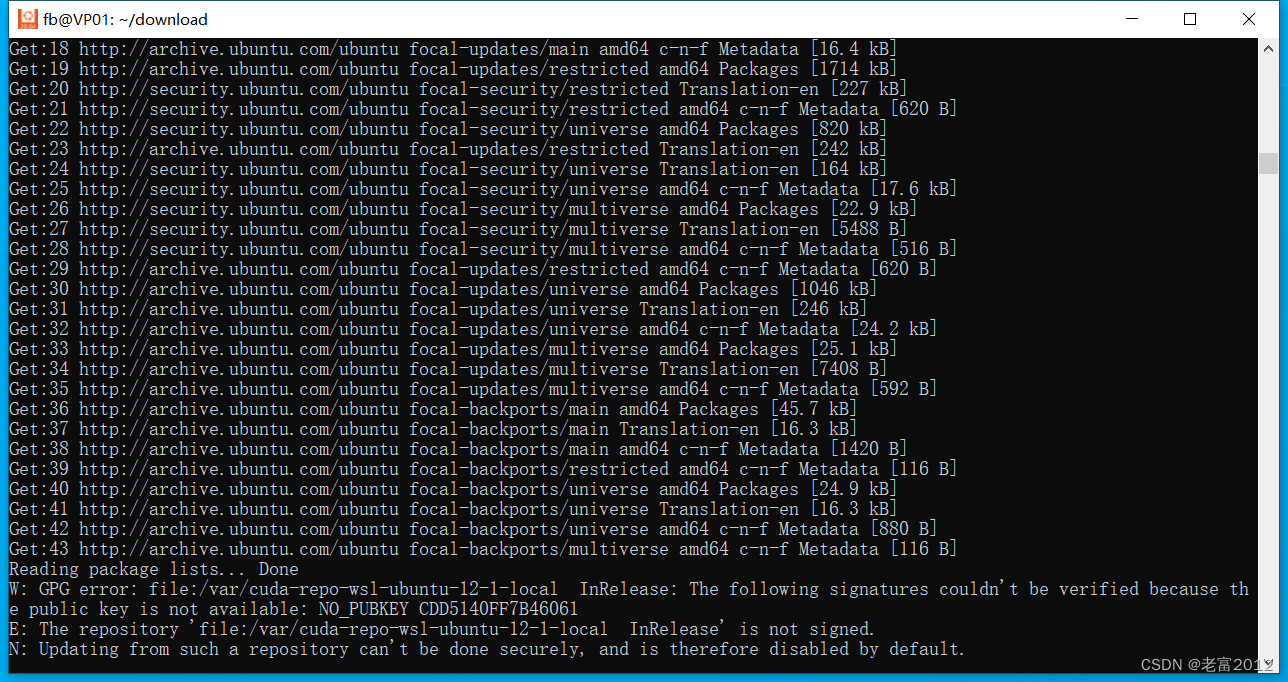 【WSL2笔记2】 搭建深度学习开发环境踩坑笔记 Ubuntu+CUDA+cuDNN+PyTorch+Tensorflow+ONNX_从零搭建最舒适的linux深度学习环境wsl2 ...
