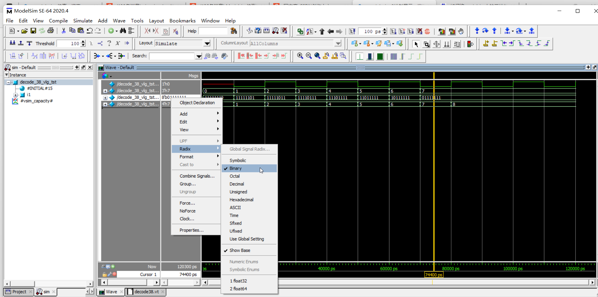 ModelSim 仿真实例_modelsim显示十进制-CSDN博客