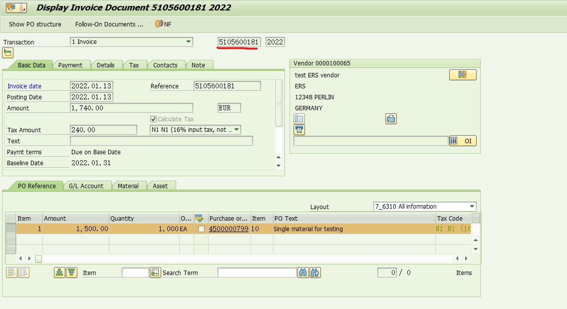 SAP MM初阶之ERS功能展示_请在ers程序中输入支付条款-CSDN博客