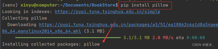 Django 运行时发生异常：ModuleNotFoundError: No module named ‘PIL ...