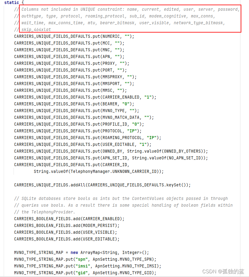 【Telephony】APN配置及加载流程&项目实践(AOSP)_安卓 apn配置介绍 csdn-CSDN博客