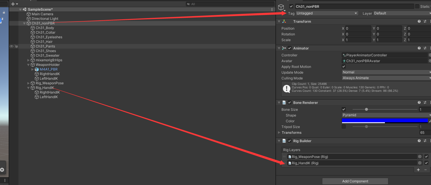 【Unity笔记】使用IK来控制手持武器以及武器瞄准（二）_hand ik unity-CSDN博客