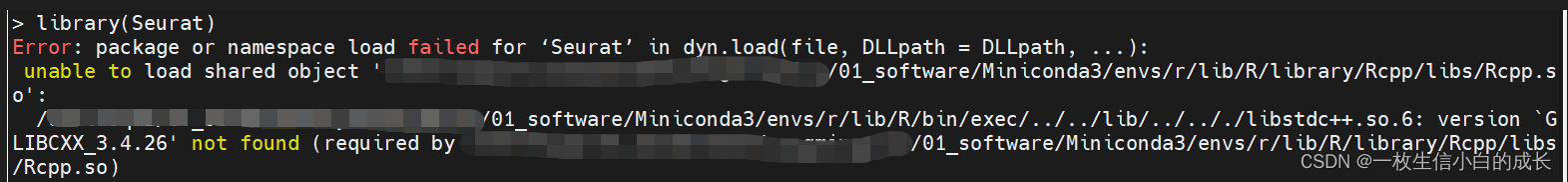 R报错version `glibcxx3426‘ Not Foundglibcxx 3426 Csdn博客