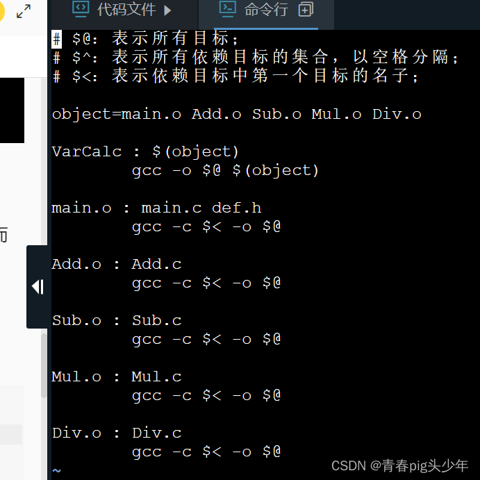 Linux实验 C语言编程 Makefile管理（第2关：makefile之变量使用）第2关makefile之变量使用 Csdn博客 0696