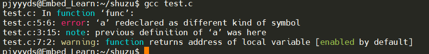 【回眸】 C语言常见报错及原因_[error] 'float y1' redeclared as different kind of-CSDN博客