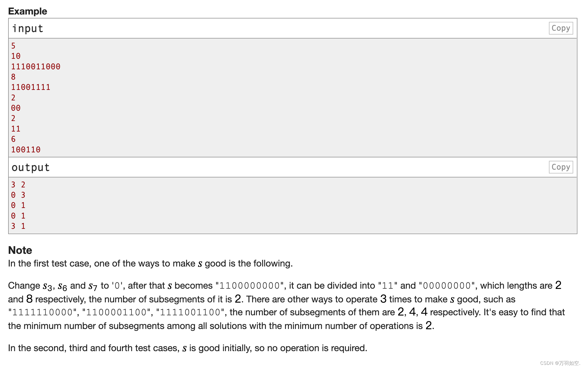 Codeforces Round #789 (Div. 2) B2. Tokitsukaze and Good 01-String (hard version)-CSDN博客