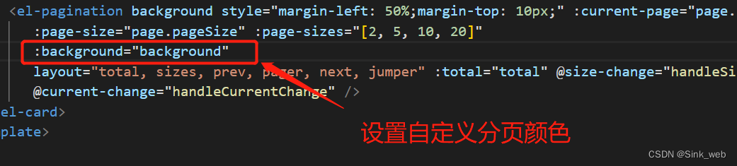 vue3+element plus的el-pagination分页样式自定义_elment plus el-pagination 自定义样式-CSDN博客