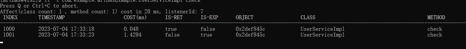 Arthas使用小结_arthas dashboard-CSDN博客