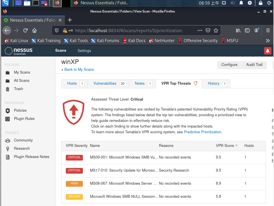 从入门到入土：Nessus出击：使用nessus扫描某台靶机-CSDN博客