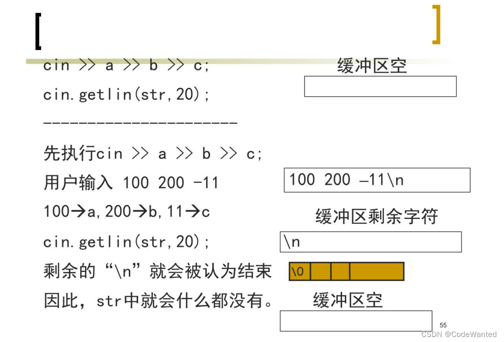 使用cin.get()和cin.getline()输入的注意事项_oj系统上cin.get()会对下一行输入产生影响-CSDN博客
