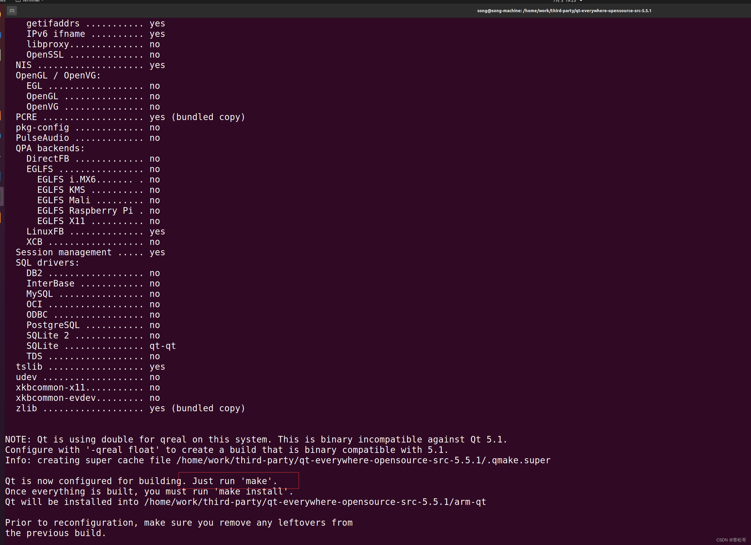 armlinux 移植qt_tslib-1.21.tar.bz2-CSDN博客