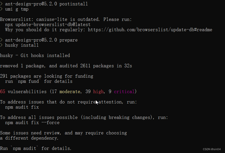 使用npm 搭建Ant Design Pro 项目_ant design pro 创建项目-CSDN博客