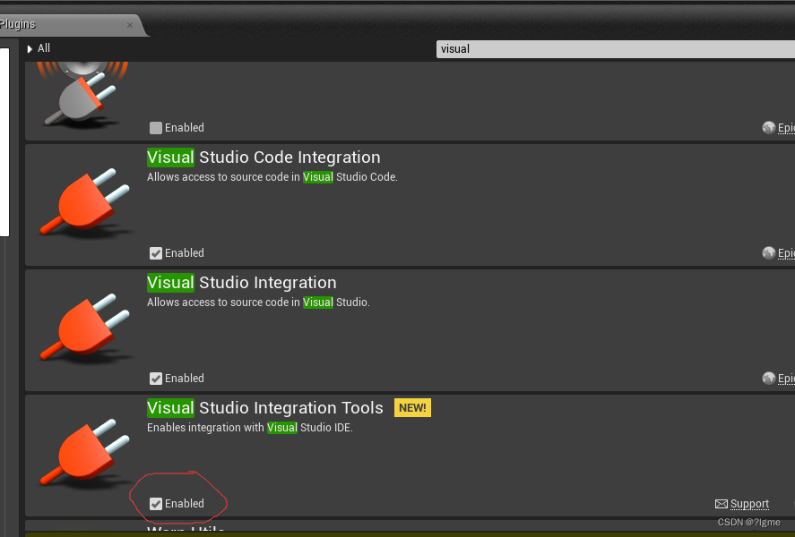 解决ue4的Visual Studio Integration一直显示未安装_错误: 增强型 unreal engine 支持需要使用免费的 visual studio inte-CSDN博客