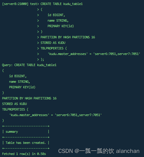 3、Apache Kudu集成impala(shell和java操作)的详细操作-CSDN博客
