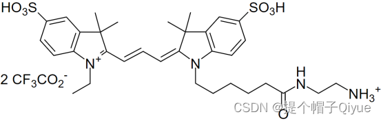 花青素Cy3伯胺，Cyanine3-NH2，花氰染料CY3-氨基amine_伯胺类的死活染料-CSDN博客