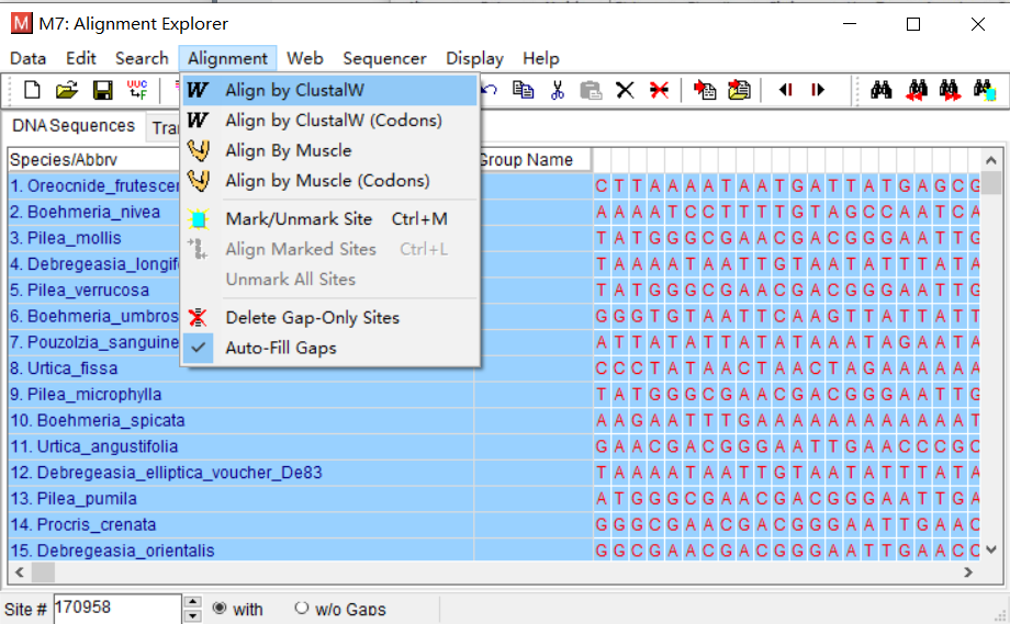 构建系统发育树~序列对比 MEGA、MAFFT（图文教程）_mega计算序列相似度-CSDN博客