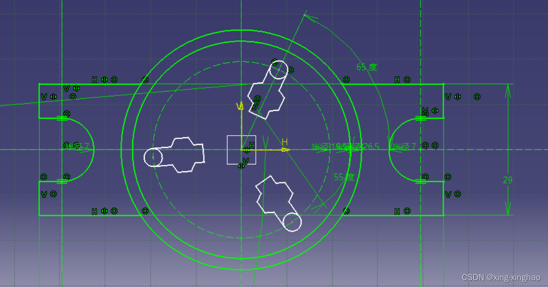 Catia 底座零件草图绘制_catia软件零件绘图-CSDN博客