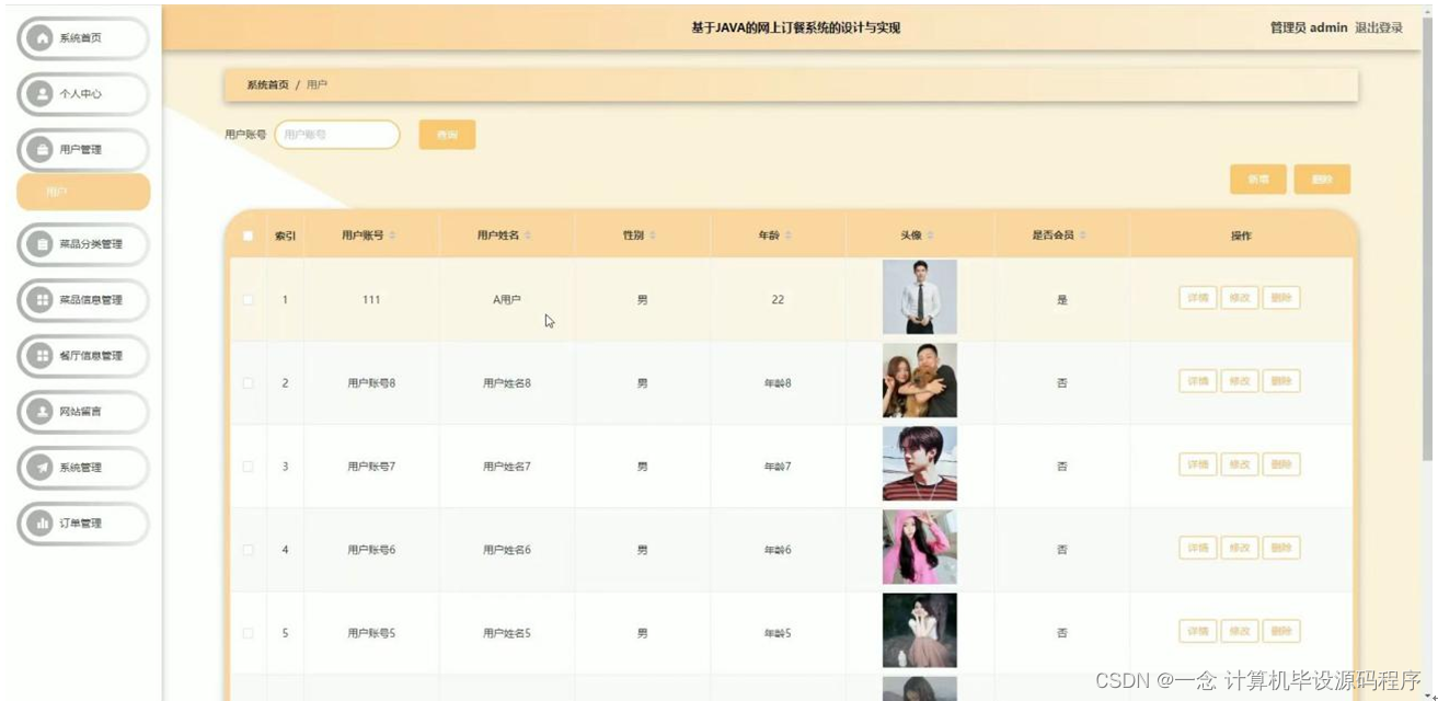 计算机毕业设计springboot基于java的网上订餐系统的设计与实现sa1209【附源码数据库部署lw】基于spring Boot