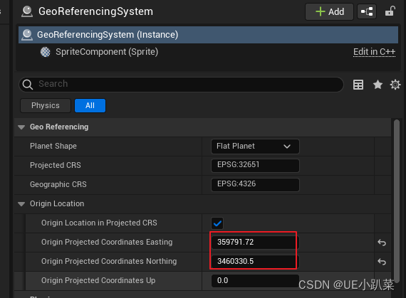 UE 基于Georeference插件 将 百度坐标系转换为 UE内部坐标_ue5 georeference-CSDN博客