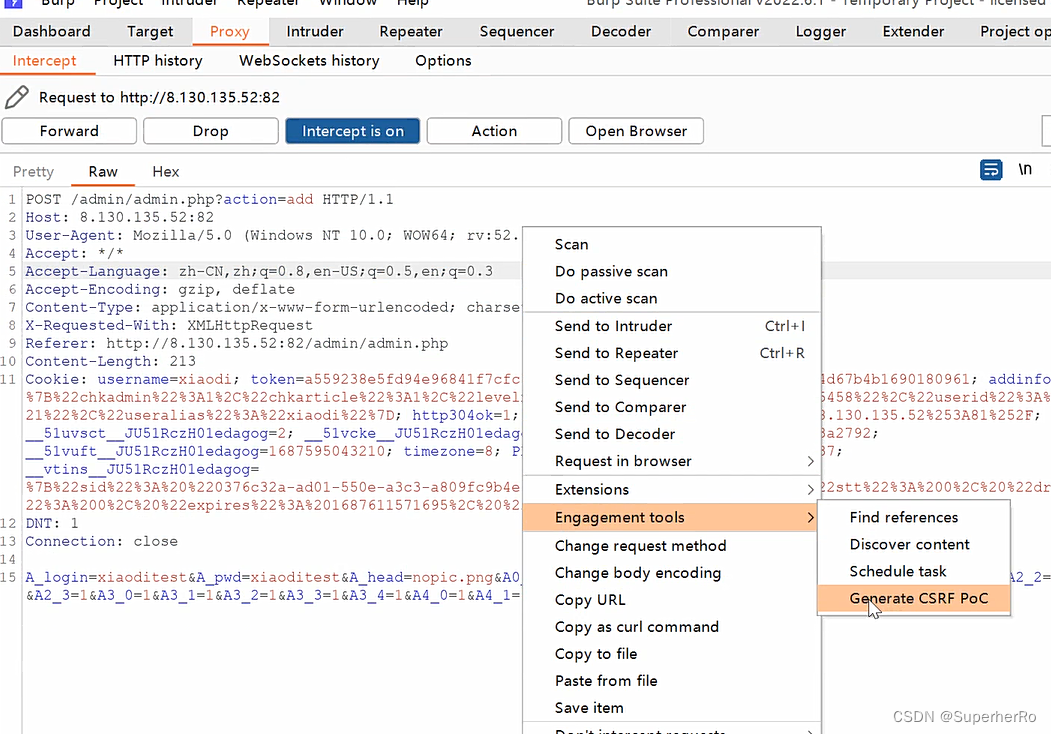 WEB攻防-CSRF请求伪造&Referer同源&置空&配合XSS&Token值校验&复用删除_csrf referer校验-CSDN博客