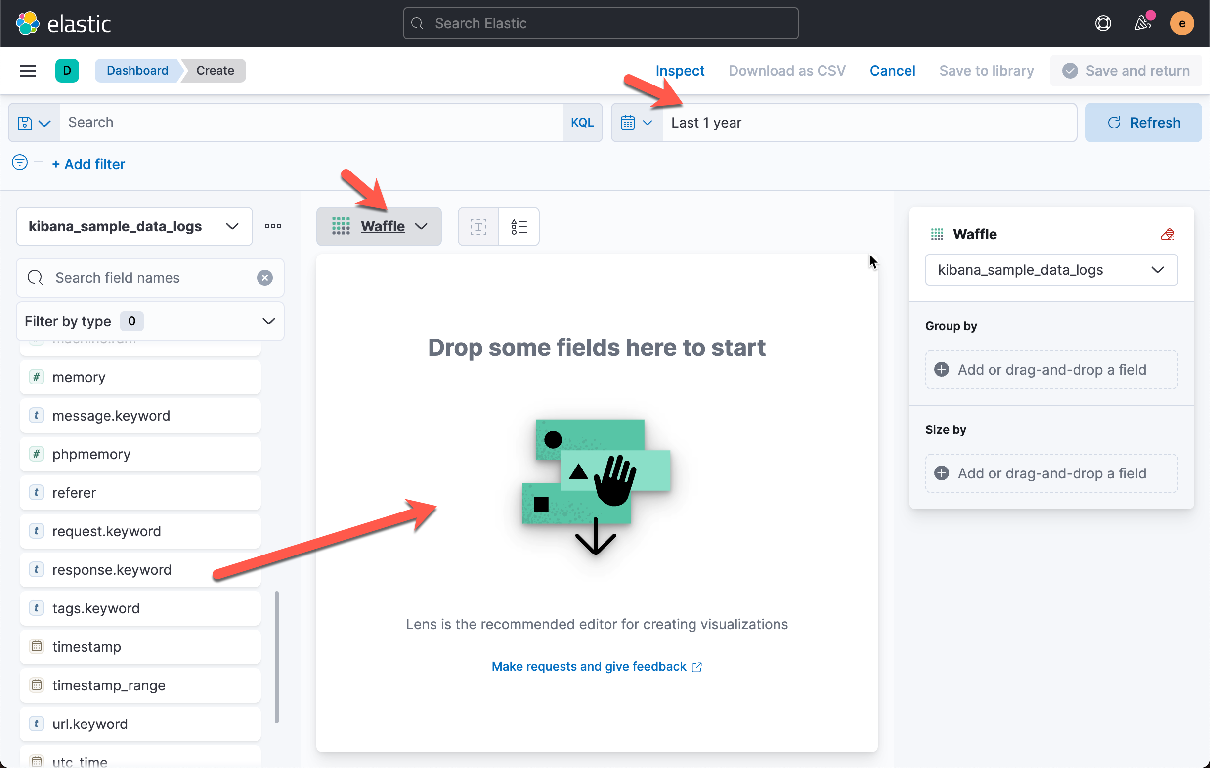 Kibana: An Introduction to Waffle Visualization - Elastic Stack 8.1 ...