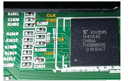 【免刷机破解root】网心云玩客云 EMMC点位图（对焊接能力要求较高）必备软件：DiskGenius，HxD，Win32DiskImager ...