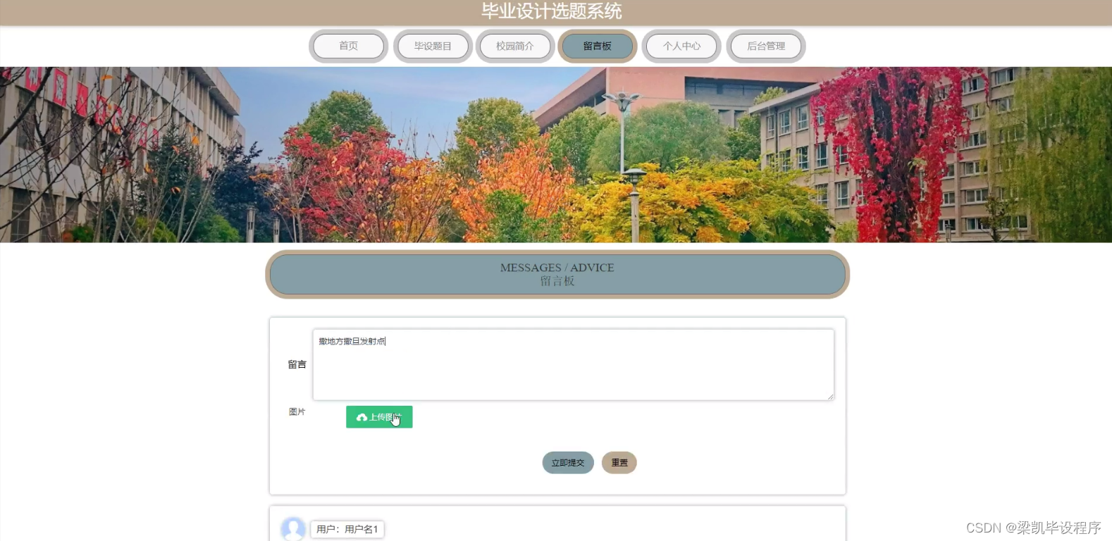 毕设项目:毕业设计选题系统jspjavaspringmvcmysqlmybatis学生选题系统前端代码 Csdn博客