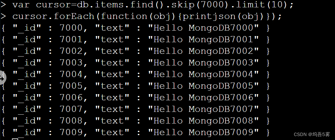 分布式数据库nosql三——mongodb 文档的高级查询操作第1关数据的导入导出 Csdn博客