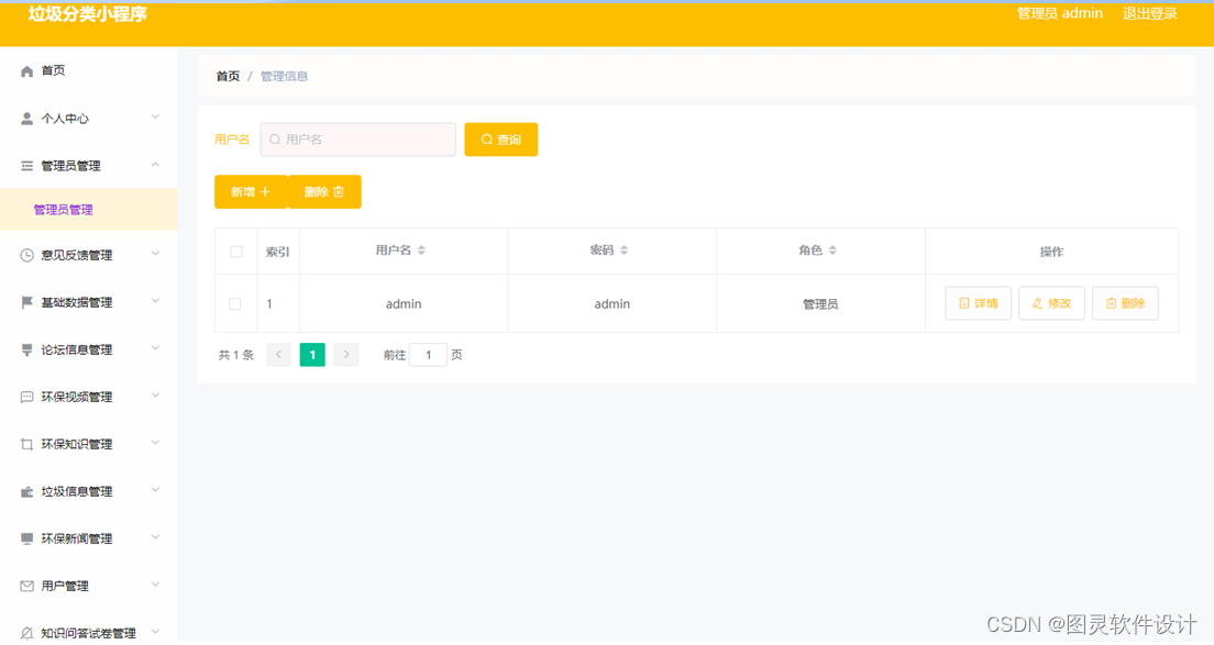 基于微信的垃圾分类小程序springbootspringboot微信小程序 垃圾分类项目 Csdn博客