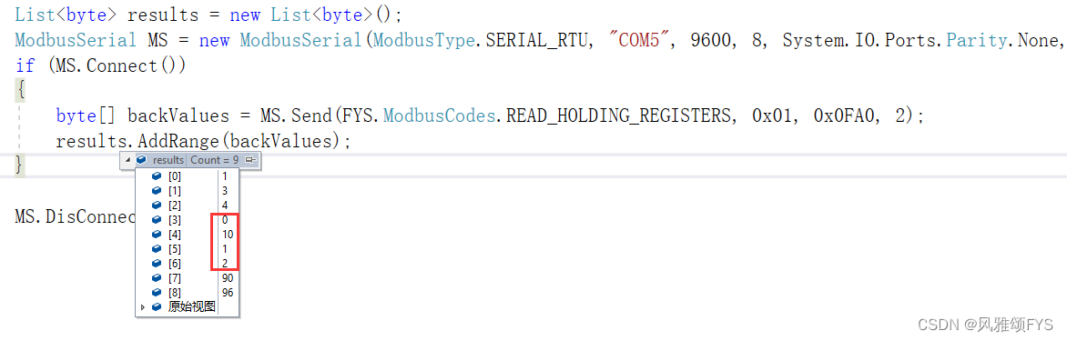 C# 串口发送ModbusRTU、ModbusASCII的8条主要功能代码并获取返回的响应信息_modbus串口数据转发设备代码-CSDN博客