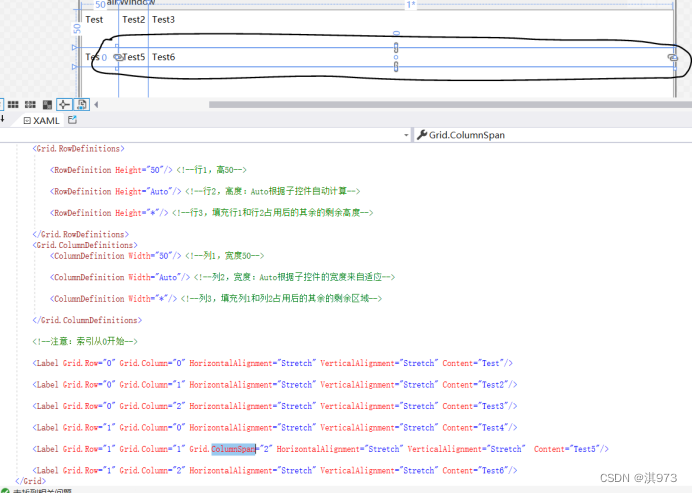 XAML的Grid布局_xaml grid-CSDN博客