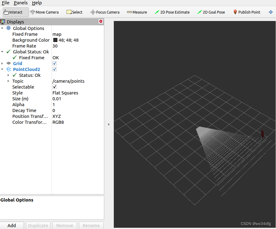 rviz2中gazebo在ros2下的gazebo的点云数据显示。_message filter dropping message: frame 'odom' at t-CSDN博客