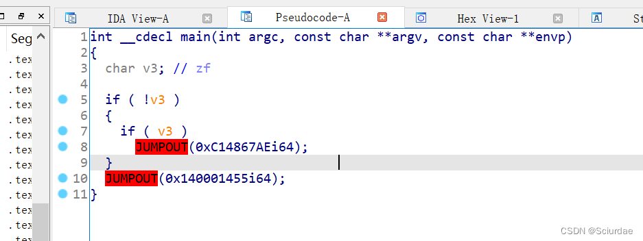 2023年SWPU NSS 秋季招新赛 CTF Reverse‘方向WP详解_[swpuctf 2023 秋季新生赛]junk code-CSDN博客