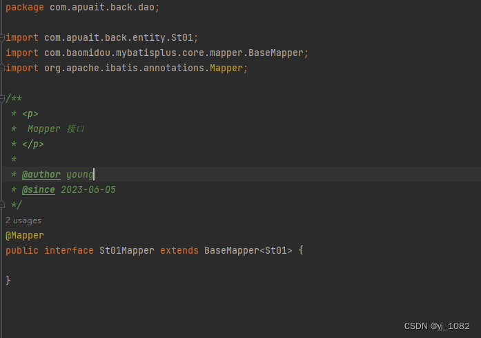【myabtis Plus报错】unsatisfied Dependency Expressed Through Field ‘basemapper‘;若依引入mybaitis Plus之后