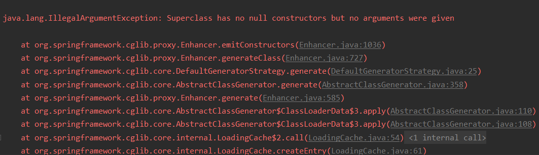 已解决【IllegalArgumentException: Superclass has no null constructors but no arguments were given ...