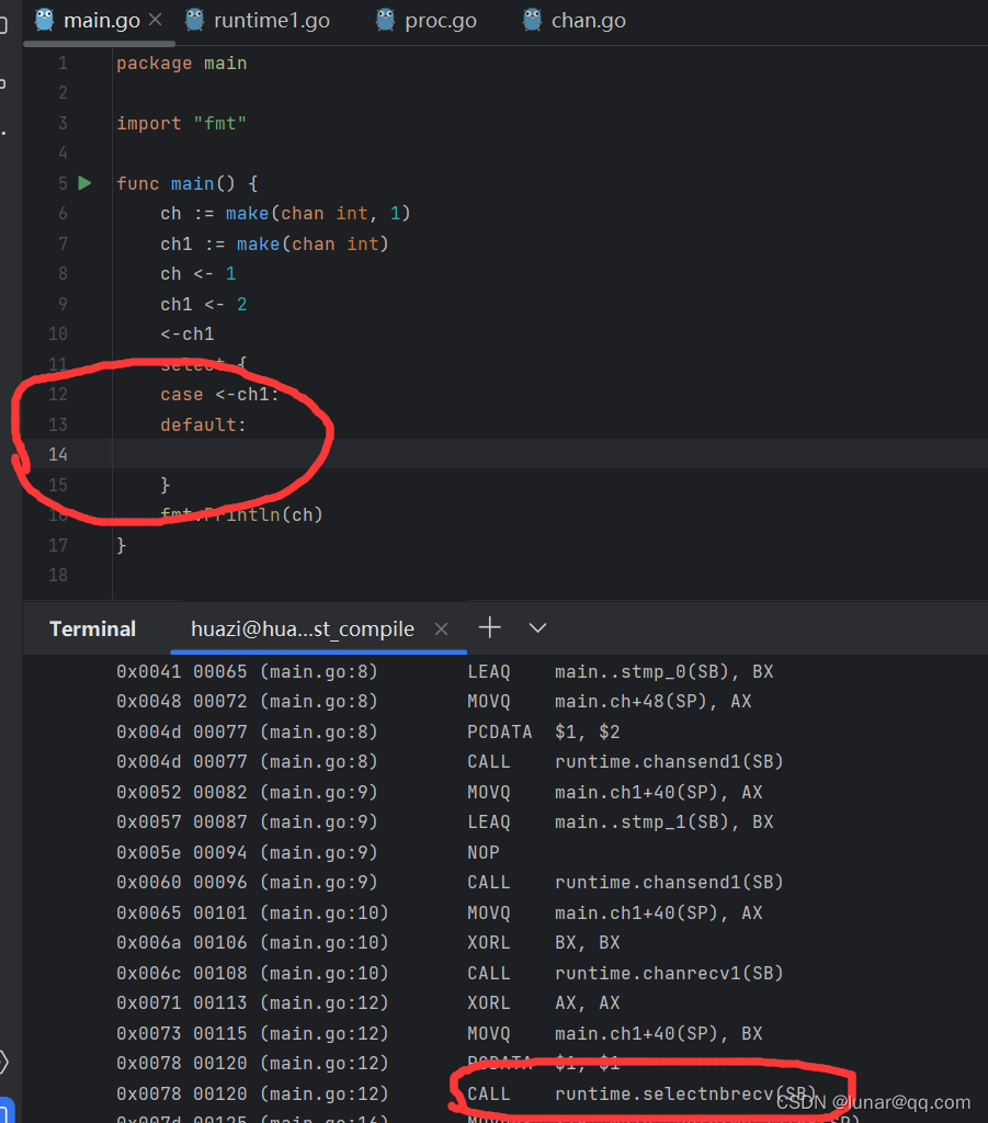 Golang的channel底层实现个人走读_golang chan elem.size >= 1