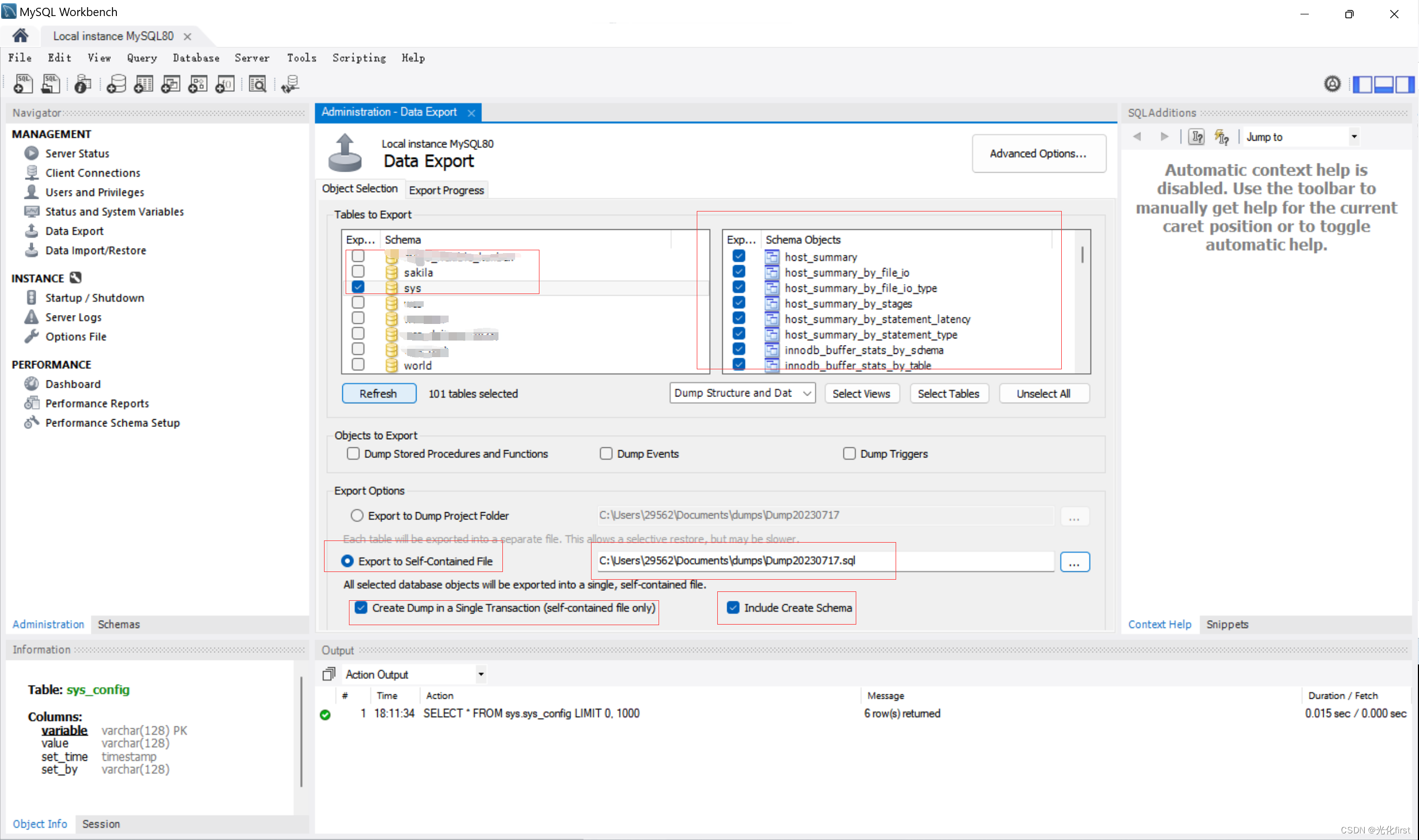 使用workbench导入导出数据库 Mysqlworkbench导出sql文件 Csdn博客