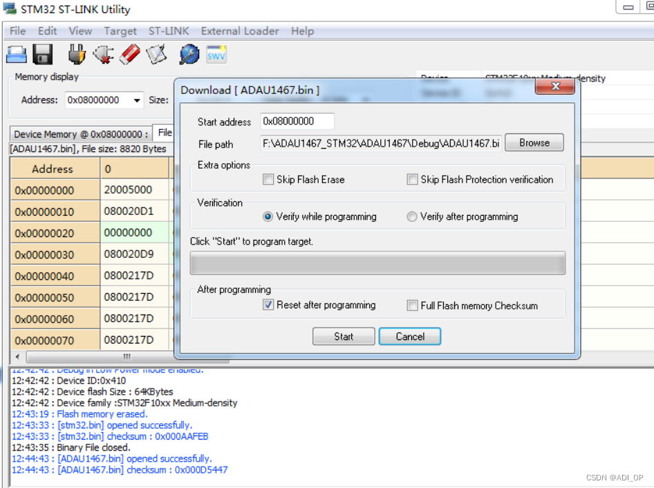 ADAU1467的开发详解十：单片机控制ADAU1467的详细操作说明手册_adau1467 数字麦-CSDN博客