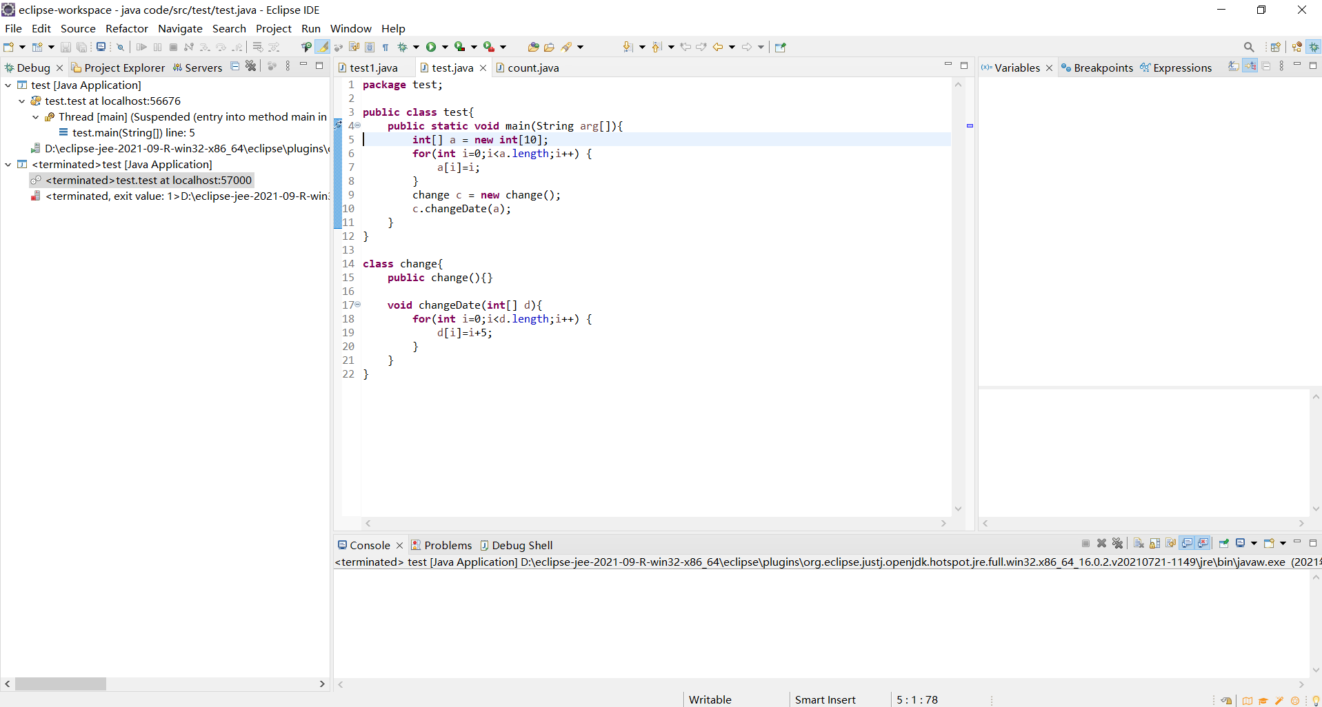 如何用Eclipse调试（debug）Java代码？_eclipse debug 执行代码-CSDN博客