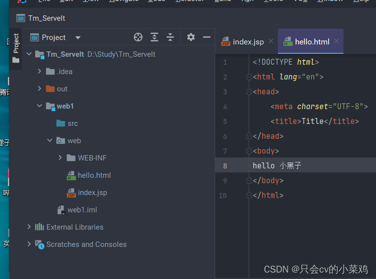 IDEA构建web项目_社区版idea没有add framework support...-CSDN博客