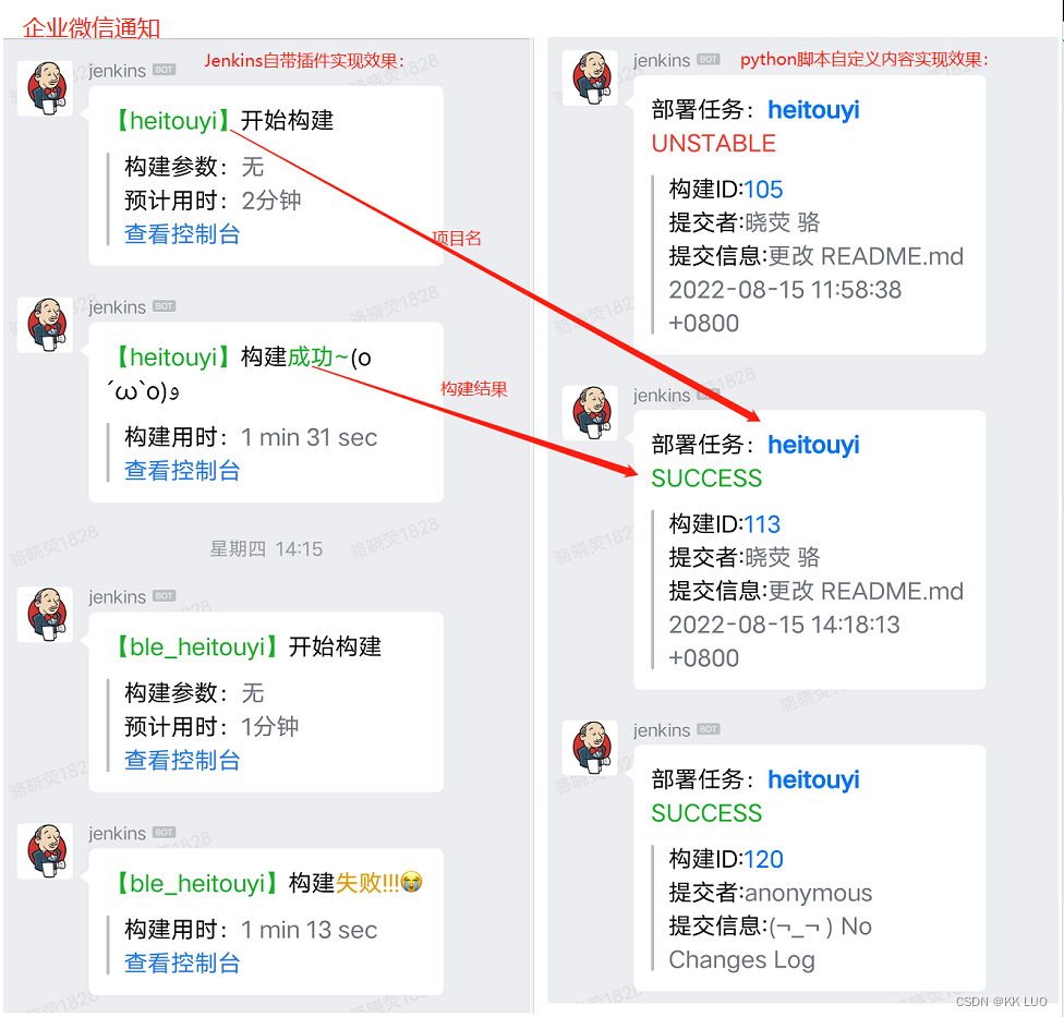 【python】jenkins实现携带commit Log钉钉 企微机器人通知 灰信网(软件开发博客聚合)