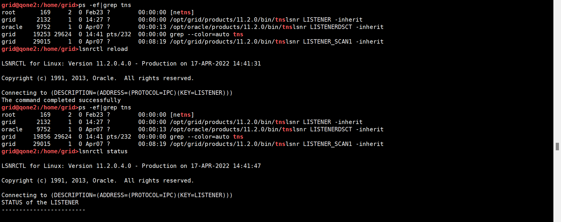 静态监听 & lsnrctl reload-CSDN博客