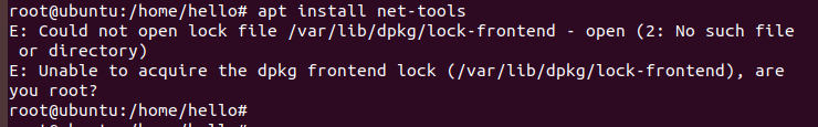 Ubuntu错误：E: Could not open lock file /var/lib/dpkg/lock-frontend-CSDN博客