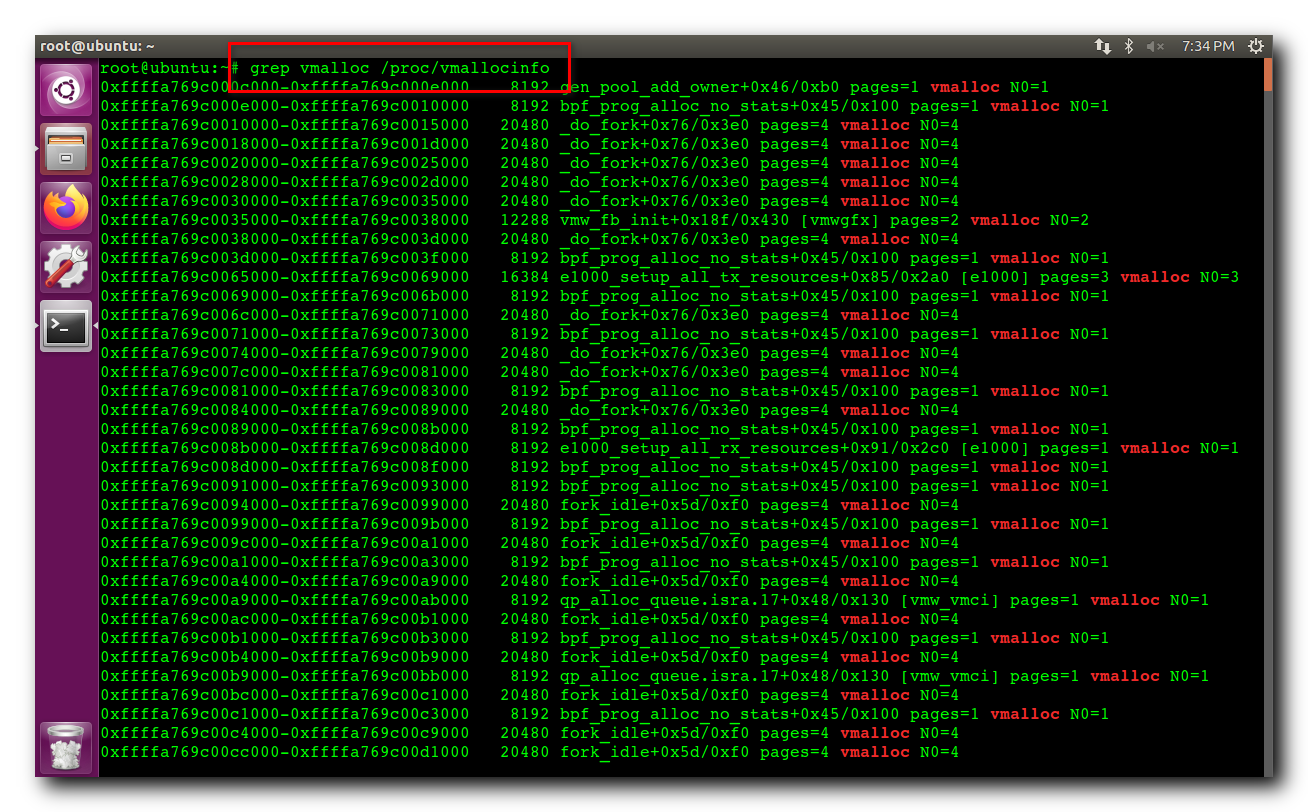 【Linux 内核 内存管理】Linux 内核内存布局 ③ ( Linux 内核 动态分配内存 系统接口函数 | 统计输出 vmalloc 分配的内存 )_vmallocinfo-CSDN博客