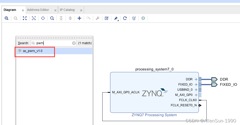 ZYNQ7020：PS控制PL动态调整PWM占空比_ps端控制pl端寄存器寄存器-CSDN博客