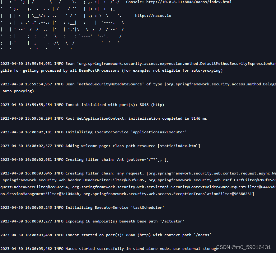 Linux——nacos(java,mysql)安装配置_linux安装nacos 配置mysql_m0_59016431的博客-CSDN博客